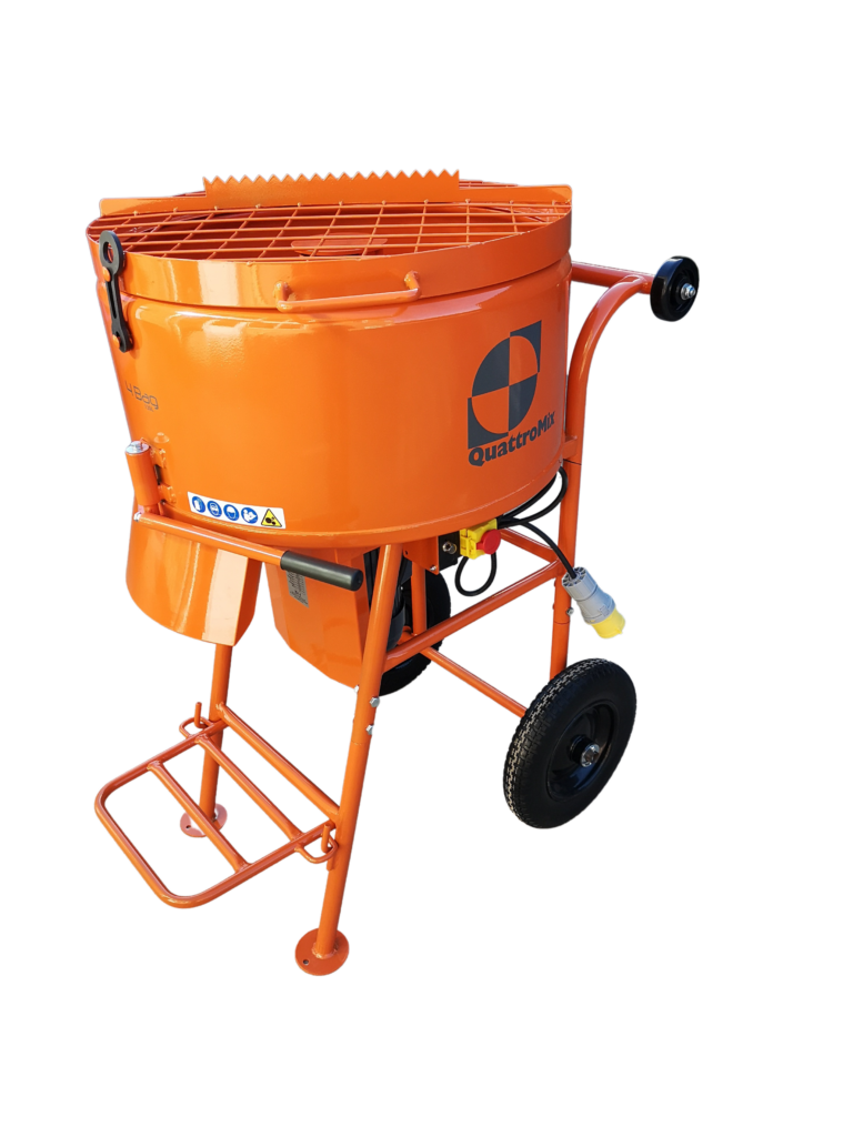 QUATTROMIX 4-BAG 120l Resin Bound Mixer Forced Action Mixer 110V - Ox Resin