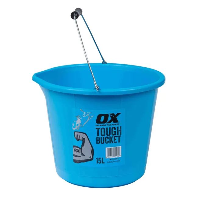 OX Tools Pro Tough Bucket 15L - Ox Resin